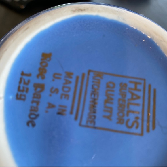 Halls | Dining | Vintage Halls Superior Kitchenware Rose Parade Small ...